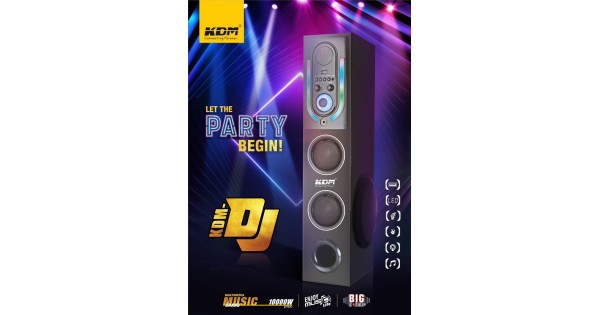 KDM-DJ SOUND BLUETOOTH SPIKER AND AUX PENDRIVE SUPPORT
